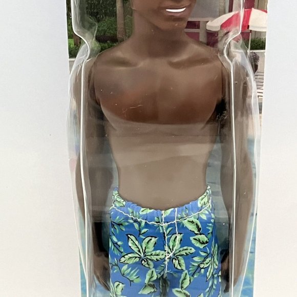 Barbie | Toys | 22 Barbie Mattel African American Beach Ken Doll Blue ...